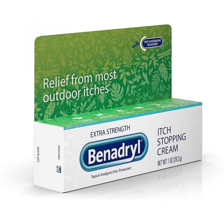 ITCH STOPPING CREAM BENADRYL 1OZ (CREMA PARA DETENER EL PICOR ...