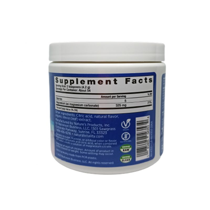 CALM Natural Vitality- Magnesio en polvo 8oz.- Sabor Sandia - Priceless ...