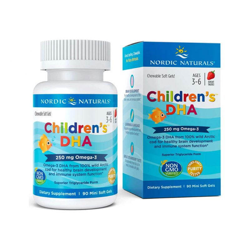 OMEGA 3 DHA 250MG PARA NIÑOS 90 MINI SOFTGELS - Priceless Imports Nicaragua
