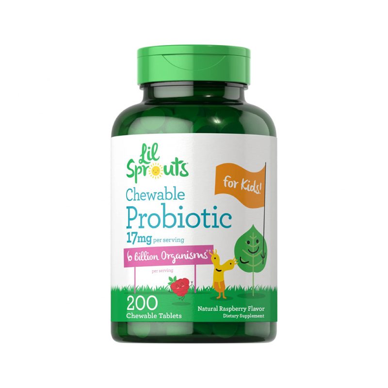 Lil Sprouts - Probióticos para niños | 200 tabletas masticables ...