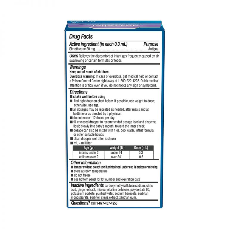 BABY GAS RELIEF SIMETHICONE DROPS 30ML MOMMYS BLISS (Gotas de alivio de ...