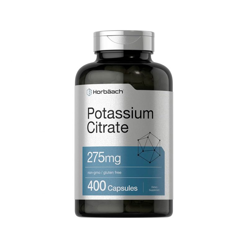 POTASSIUM CITRATE (Citrato de Potasio 275 mg 400 Cápsulas. Horbaach ...