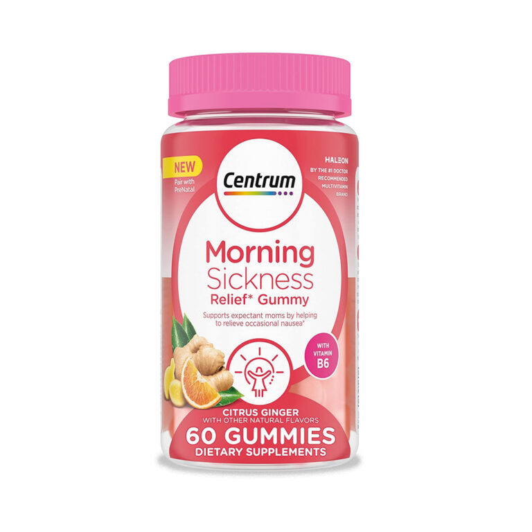 CENTRUM MORNING SICKNESS RELIEF 60 CITRUS GINGER FLAVOR GUMMIES ...