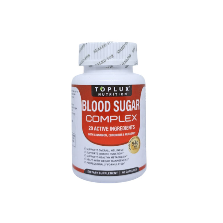 BLOOD SUGAR COMPLEX 60 CAPSULES TOPLUX NUTRITION - Priceless Imports ...